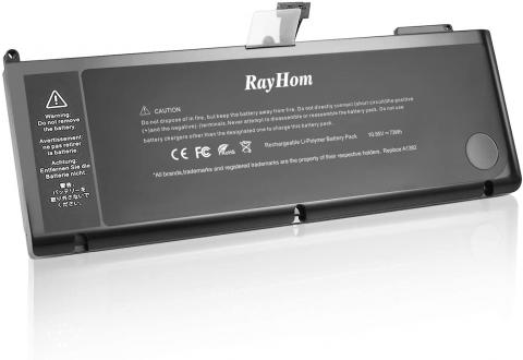 RayHom Replacement Battery for Early 2011 Late 2011 Mid 2012 MacBook ...